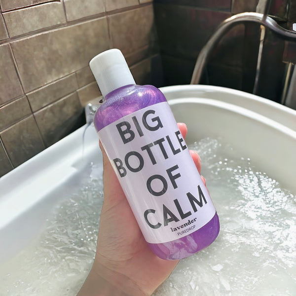 Big Bottle Of Calm Lavender Body Wash – Pure Drop