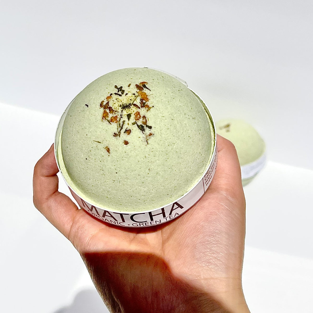 Organic Matcha Greentea Bath Bomb – Pure Drop